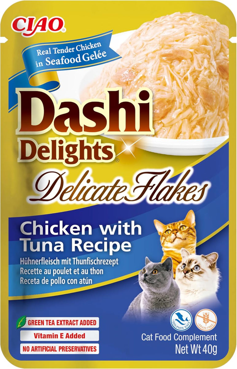 Ciao Dashi Delights Delicate Flakes Wet Cat Food - Chicken with Tuna R