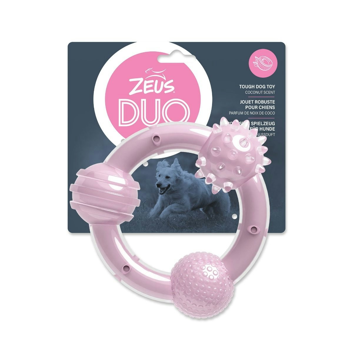 Zeus Duo Tri-Ring Lilac Coconut 15cm (6in)
