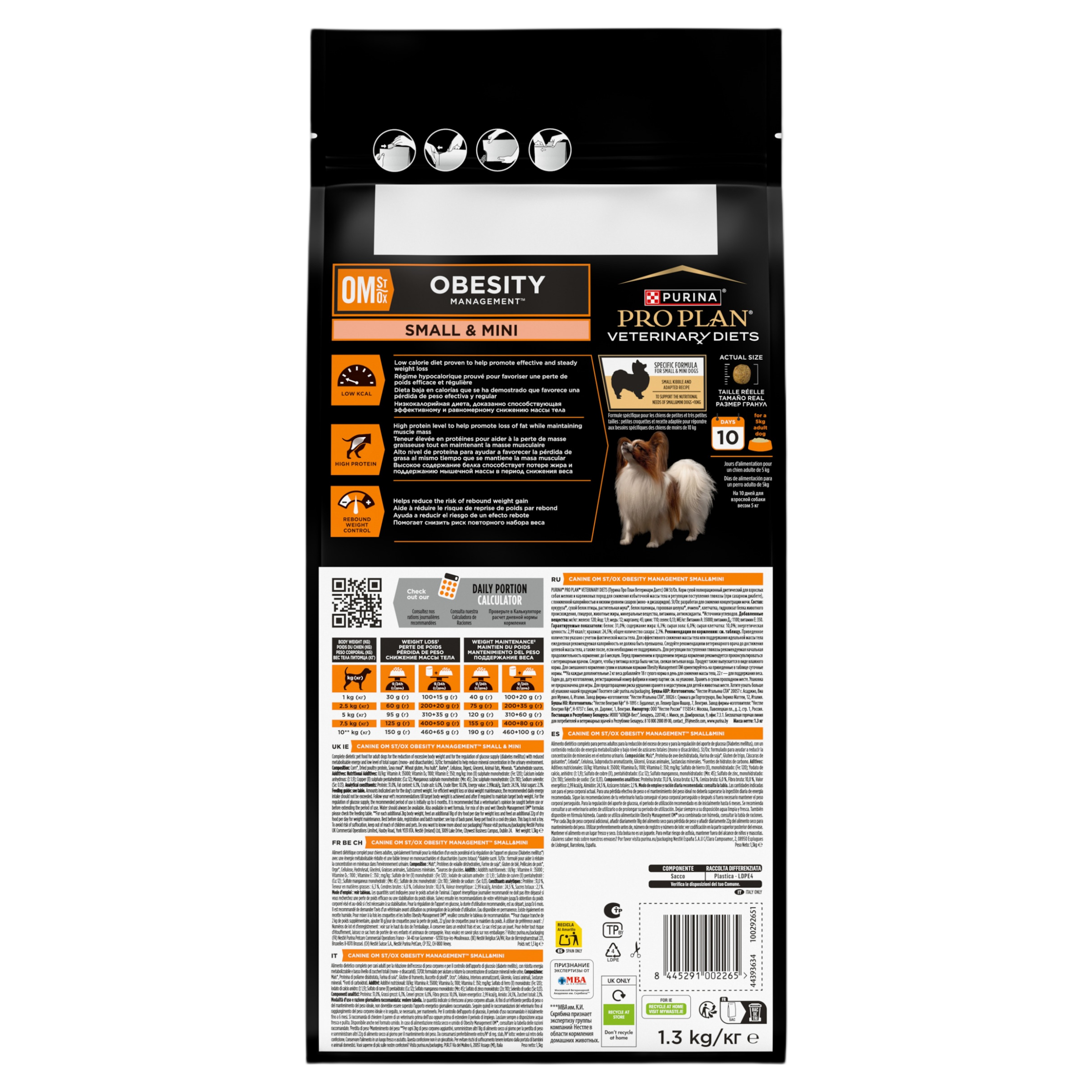 Purina Pro Plan Veterinary Diets OM Canine St/Ox Obesity Management Sm