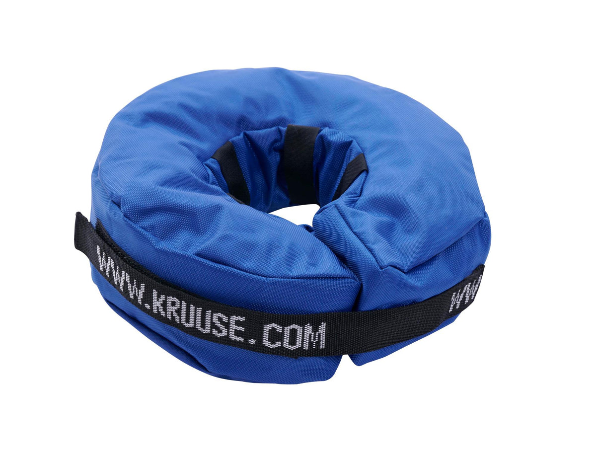 Buster Inflatable Nylon Blue Dog Collar