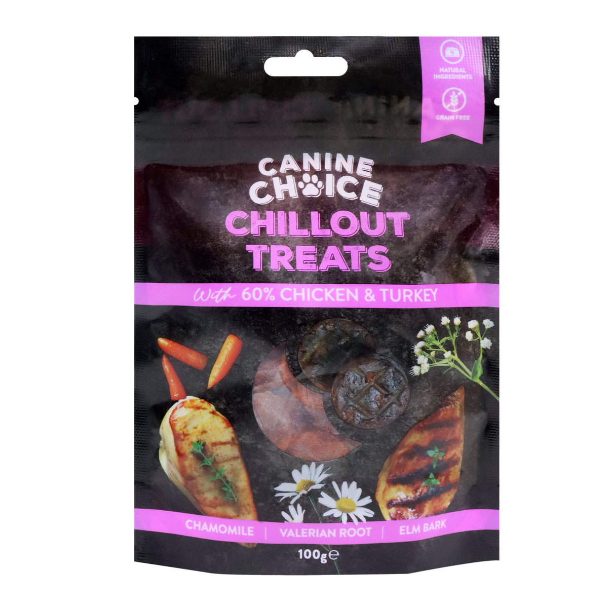 Canine Choice Calming Treats – Chicken & Turkey | 100g