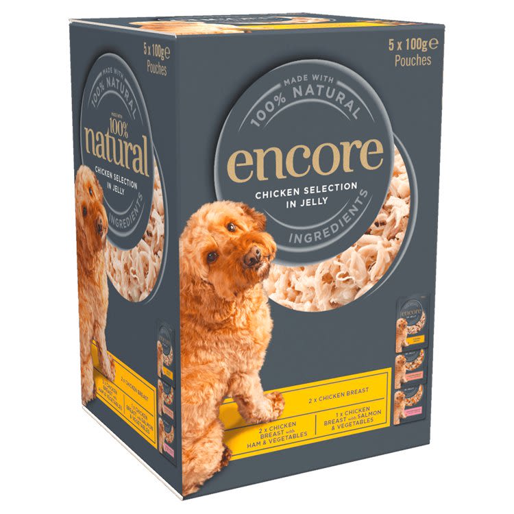 Encore Adult Wet Dog Food in Pouches - Chicken Selection in Jelly