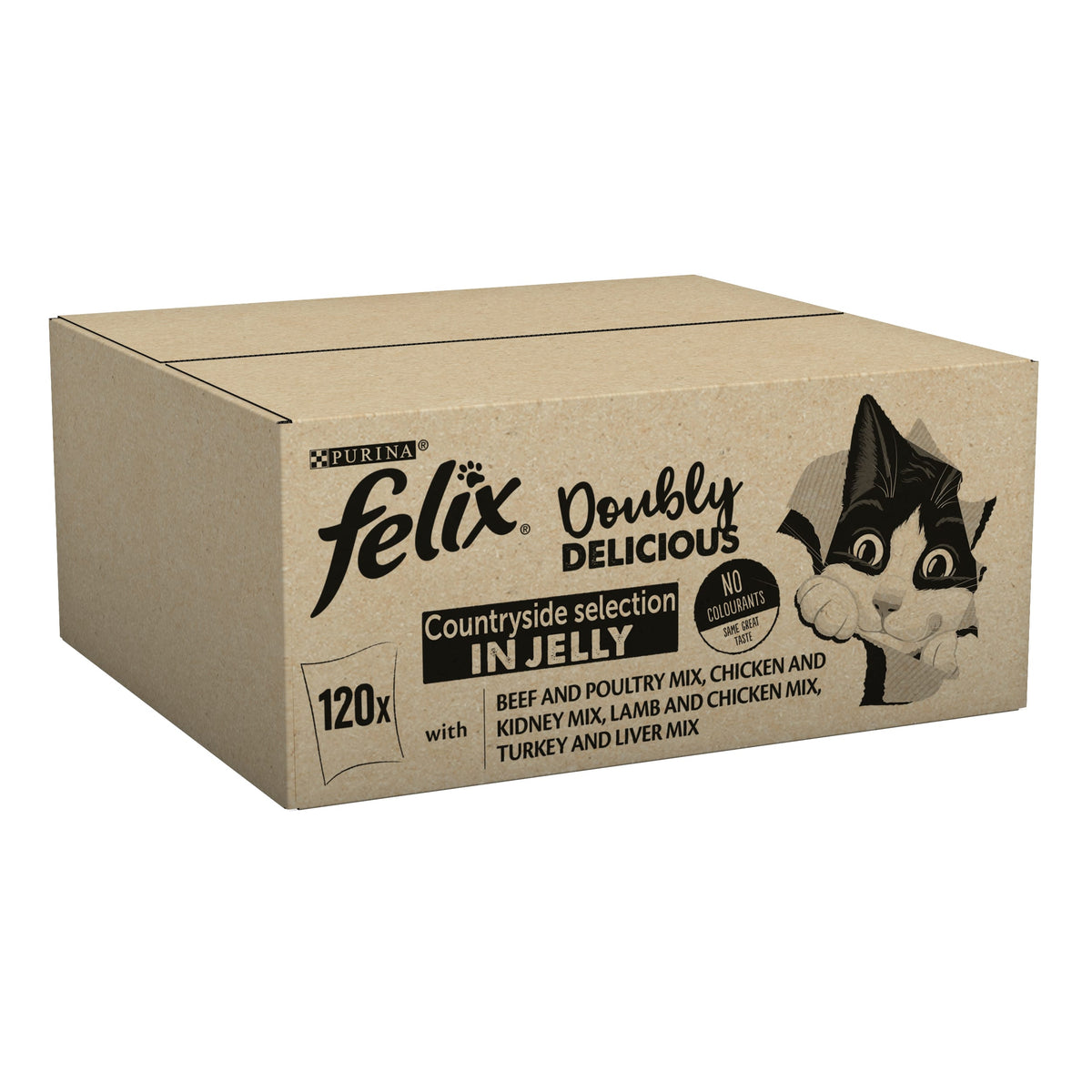 Felix Doubly Delicious Adult Wet Cat Food - Countryside Selection in J