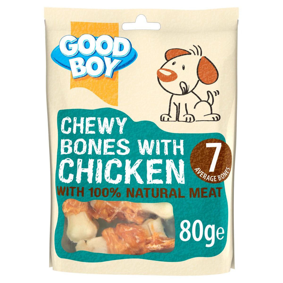 Good Boy Chewy Bones Small Dog Treats - Chicken