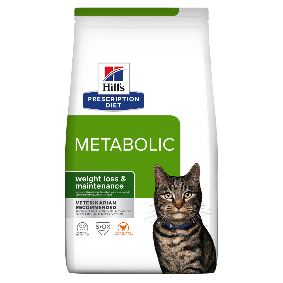 Hill's Prescription Diet Metabolic Weight Management Dry Cat Food with ...