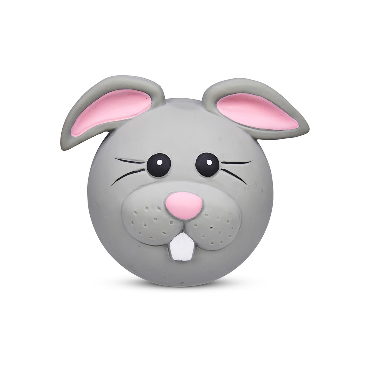 Petface Rico Rabbit Latex Grey Dog Toy