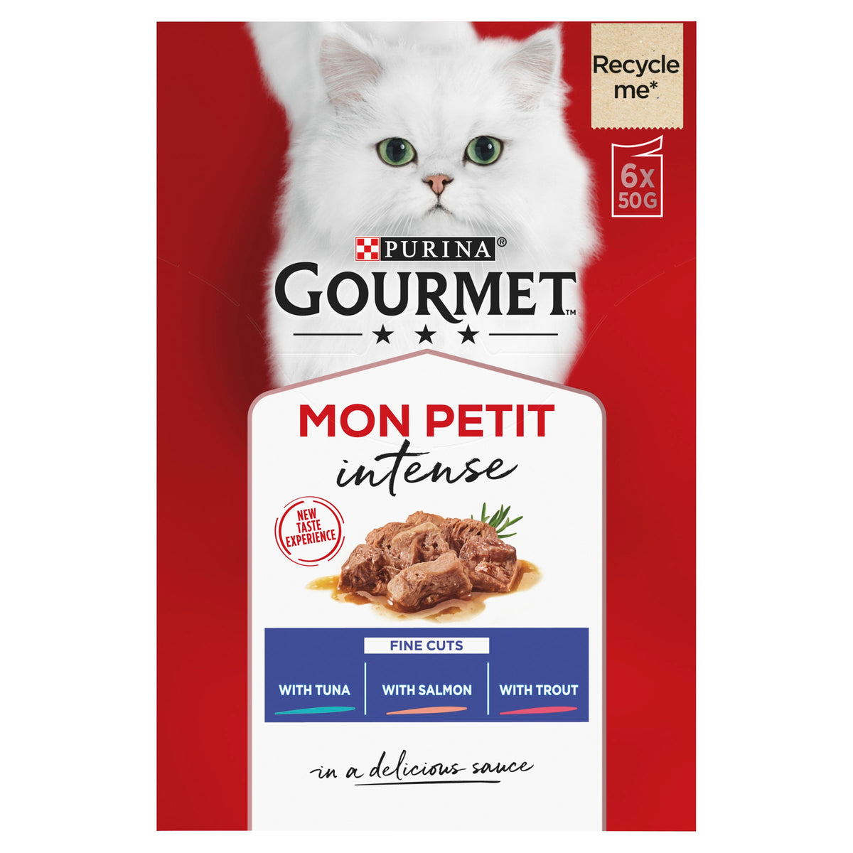 Purina GOURMET Mon Petit Fish Variety Cod, Sardine, Salmon Wet Cat Foo