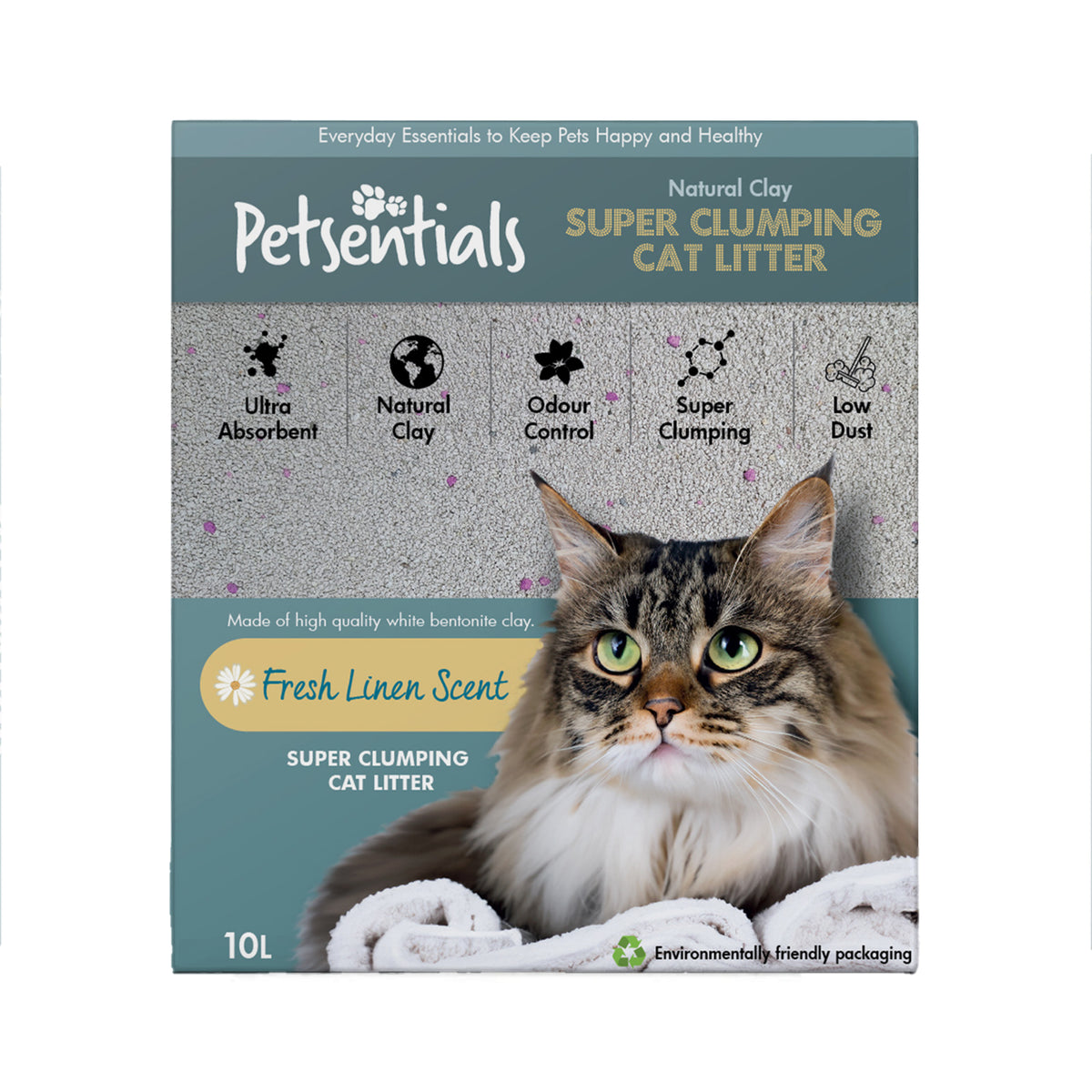Petsentials Cat Litter Fresh Linen | 10L box