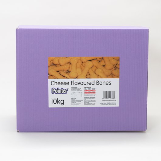 Pointer Pet Cheesy Bones Oven-baked Biscuits for Dogs 10kg