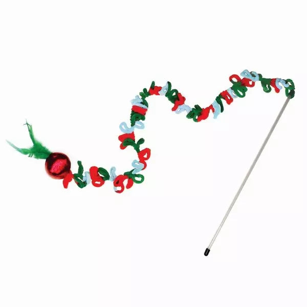 KONG Holiday Teaser Loopz - Cat Wand Toys | Petwell
